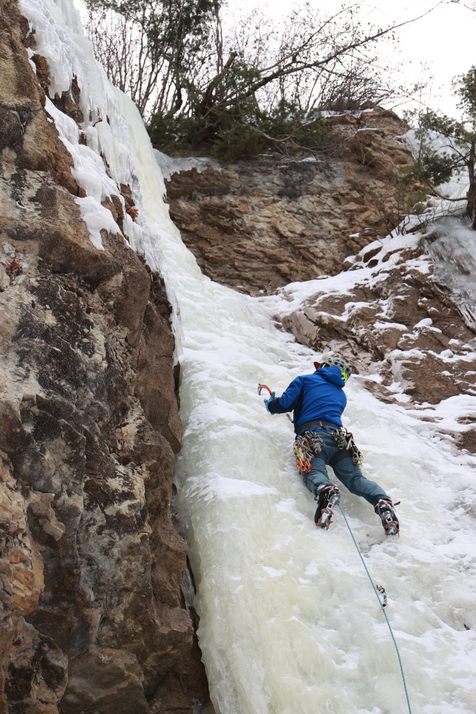 Learn to Lead Ice Climbing Clinic - Wyoming Mountain Guides